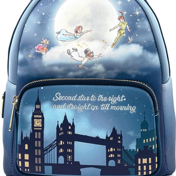 Loungefly | Bags | Loungefly Disney Peter Pan Second Star To The Right ...